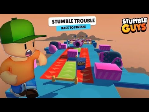 New Map STUMBLE TROUBLE Game play🎮 ||Stumble Guy's|| #youtube #games ...