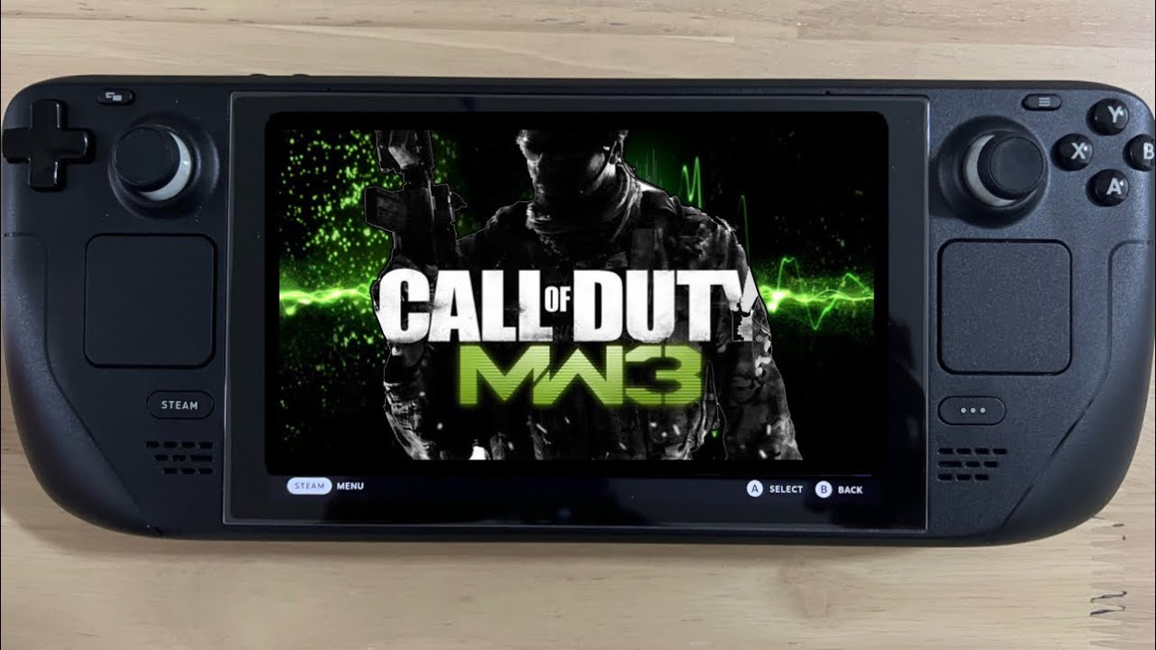 Call Of Duty Modern Warfare 3 - Steam Deck Gameplay Max Setting - YouTube