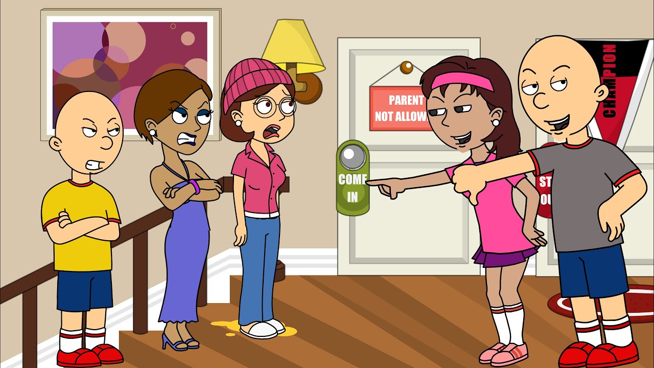 Classic Caillou and Dora Disrespects the Babysitter/Grounded - YouTube