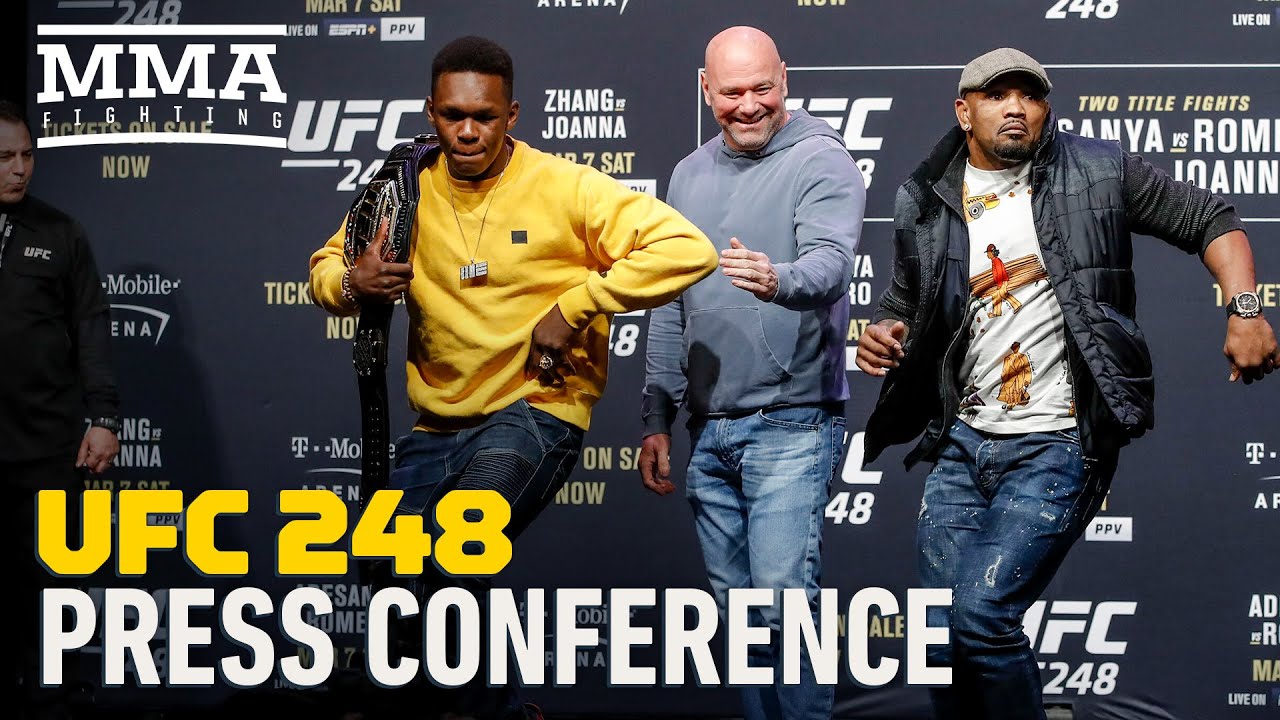 UFC 248: Adesanya vs. Romero Press Conference - MMA Fighting - YouTube