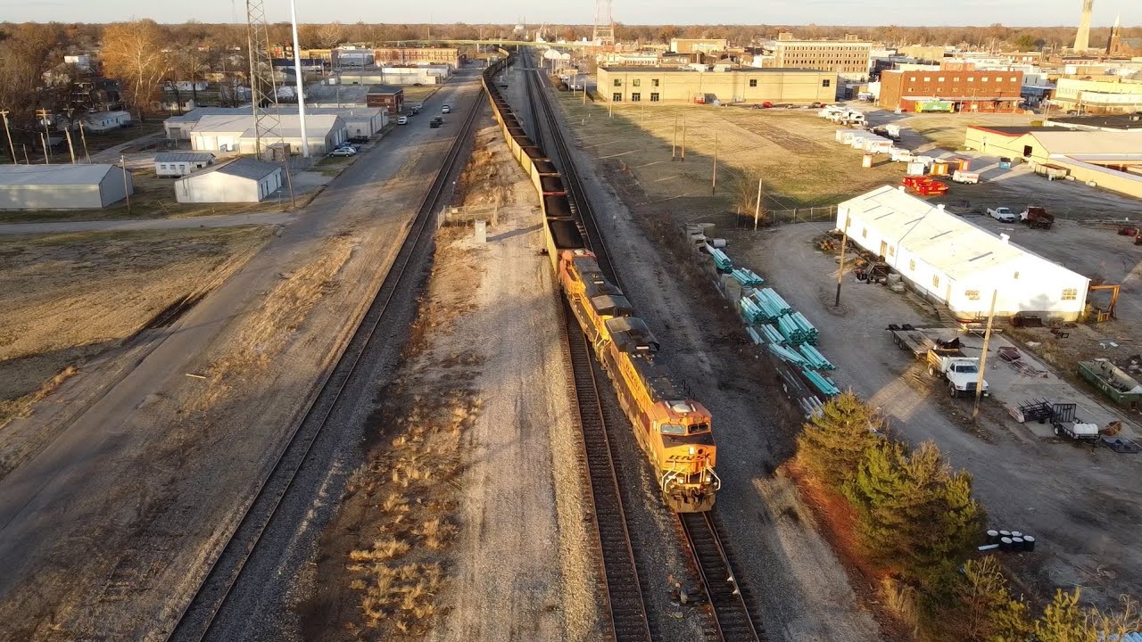 Railroad Connection Track From The Air - YouTube