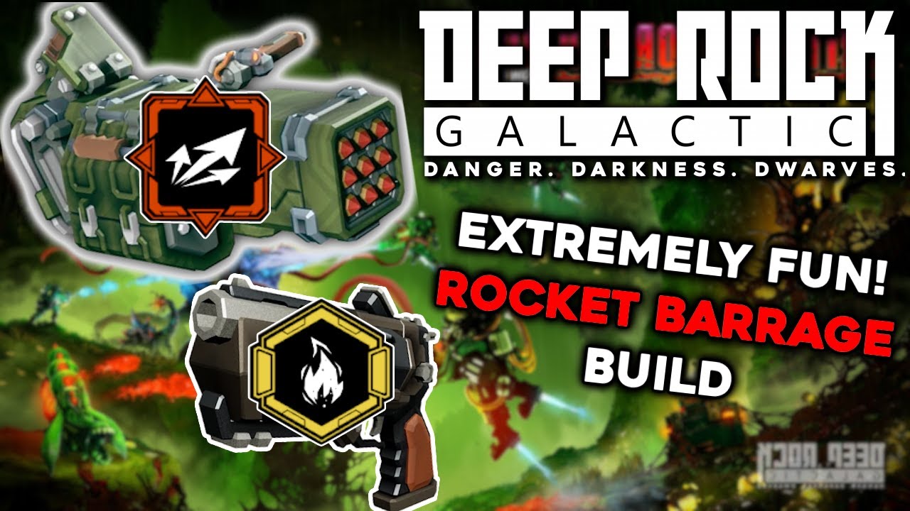 Really Fun Rocket Barrage Build | Deep Rock Galactic - YouTube