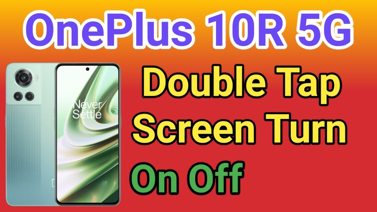 OnePlus 10R 5G Double Tap To Lock Screen Kaise Kare | How To Double Tap ...