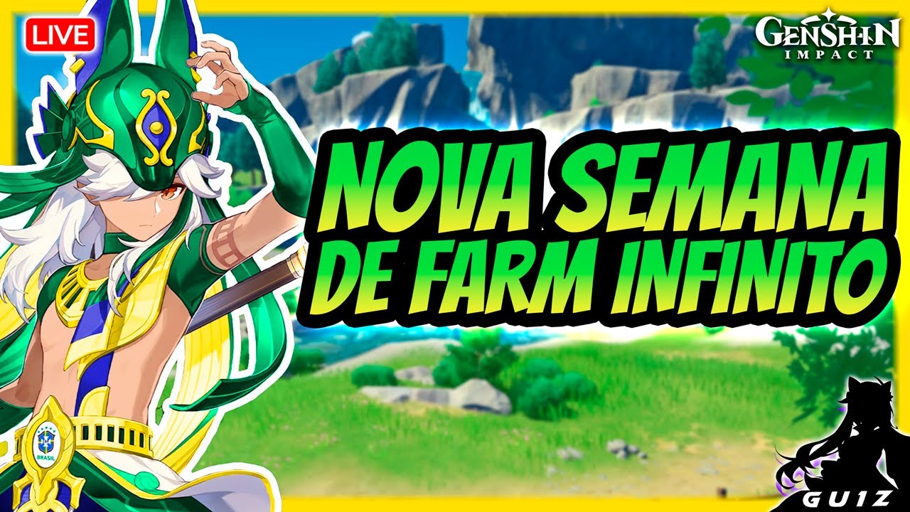 LIVE 145 🔴 NOVA SEMANA DE FARM INFINITO ! | GENSHIN IMPACT - YouTube