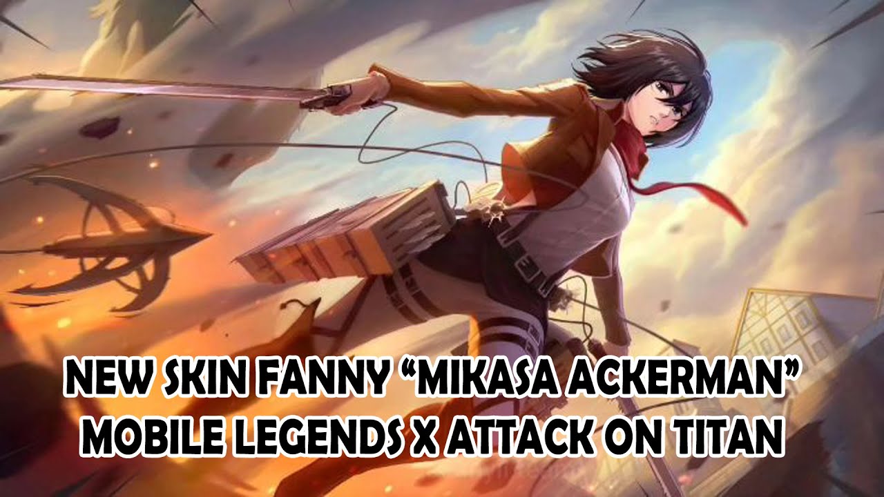 GAMEPLAY NEW SKIN MARTIS "LEVI ACKERMAN" MOBILE LEGENDS X ATTACK ON ...
