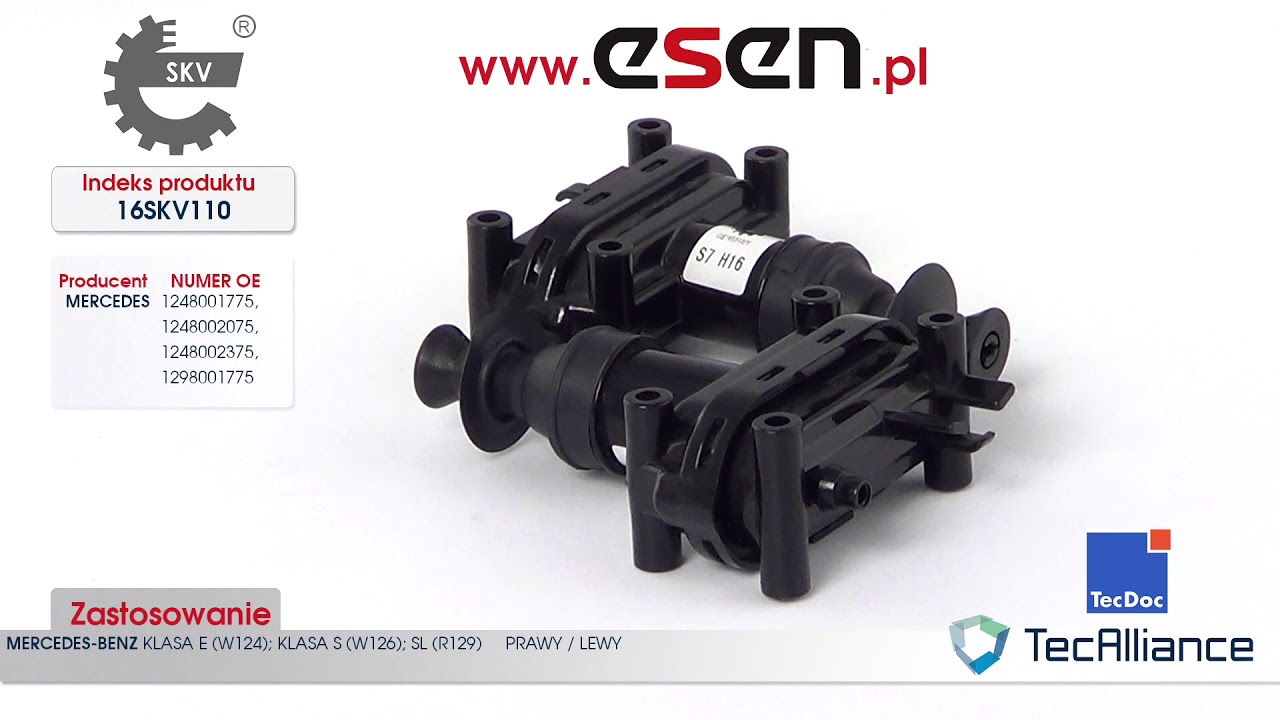 Centralny zamek Mercedes E Mercedes S Mercedes SL OE 1298001775 ...