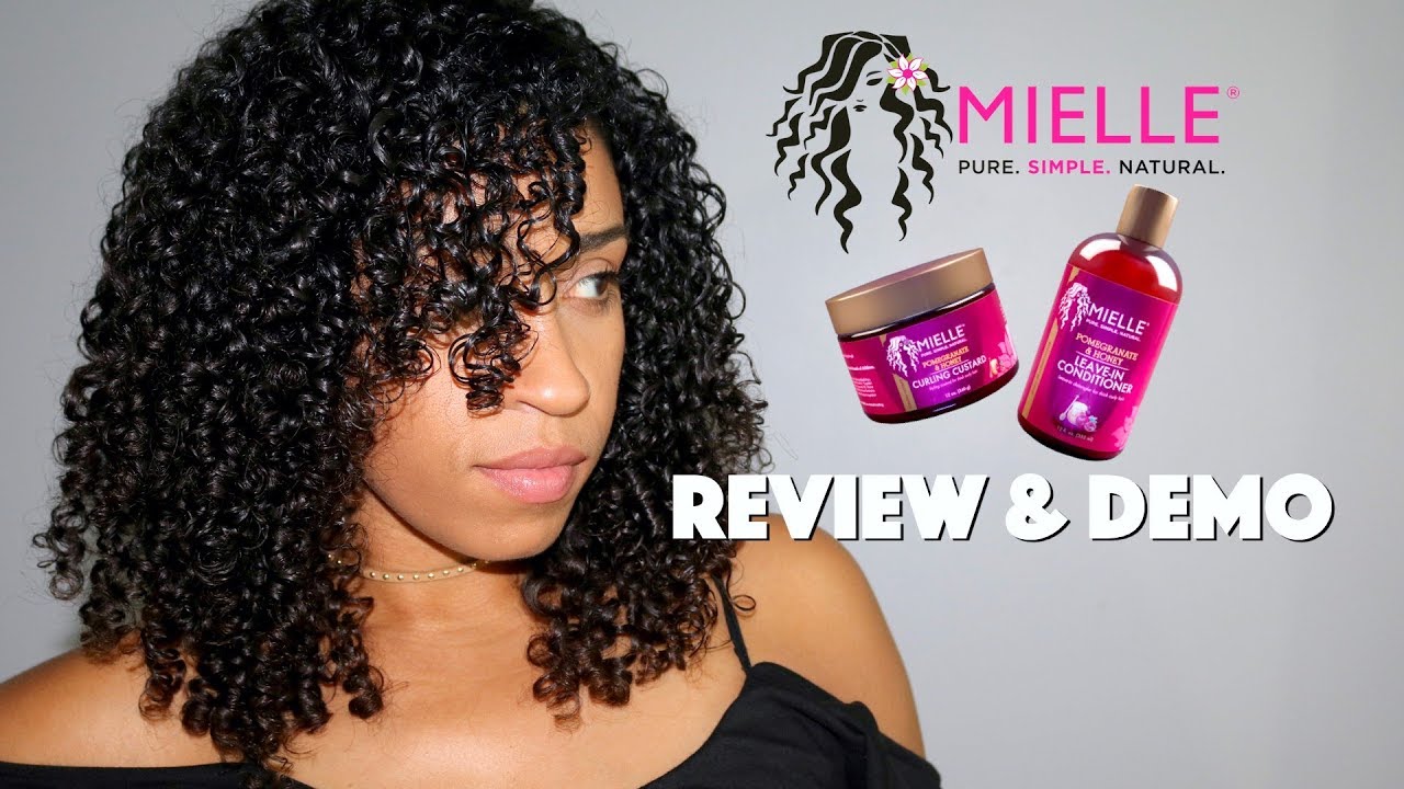 Mielle Organics Pomegranate & Honey Review & Demo | Bonus Wash and Go ...