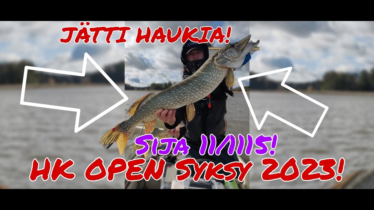 HK OPEN Syksy 2023 - JÄTTI HAUKIA! Rennosti Sarjan Sija 11! - YouTube