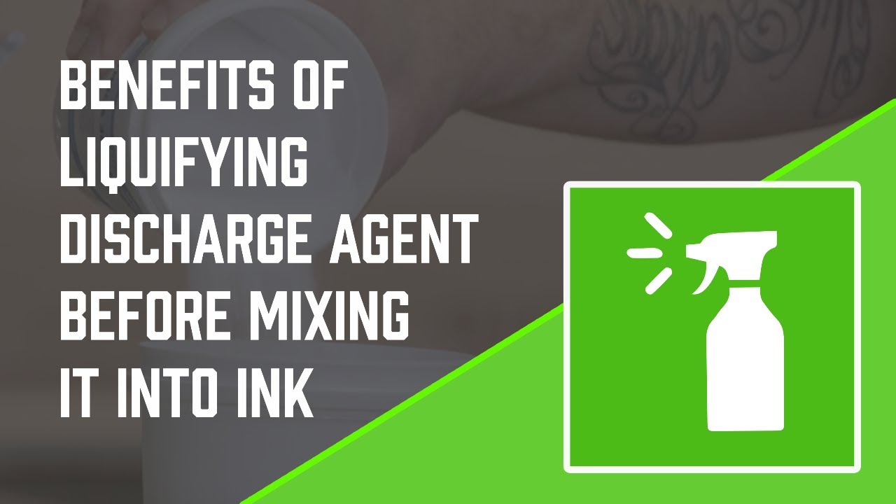 The Benefits of Liquifying Your Discharge Agent Before Adding it to Ink ...
