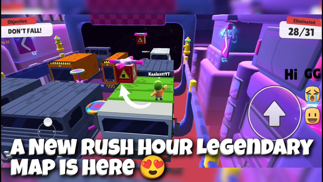 A New Rush Hour Legendary Map is here 😍 Beta 0.73 Stumble Guys # ...