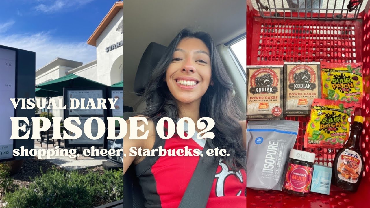 VISUAL DIARY EPISODE 002| SHOPPING, CHEER, STARBUCKS, ETC. | YOSELIN S ...