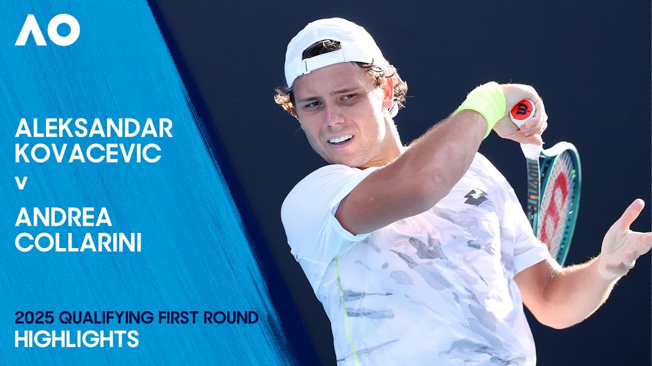 Aleksandar Kovacevic v Andrea Collarini Highlights | Australian Open ...