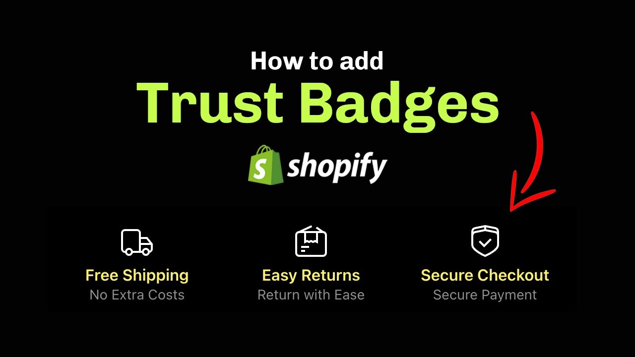 How to Add Trust Badges on Shopify (Easy 2025) - YouTube