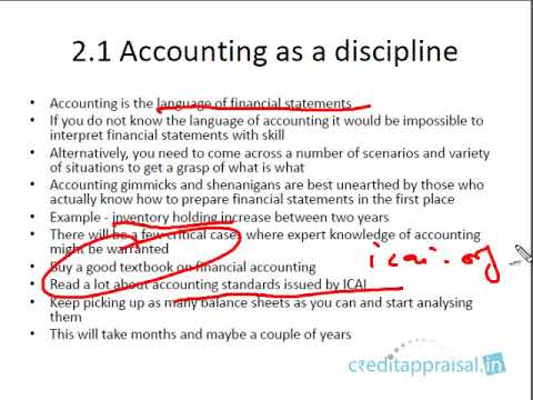 2-1 Accounting discipline - YouTube