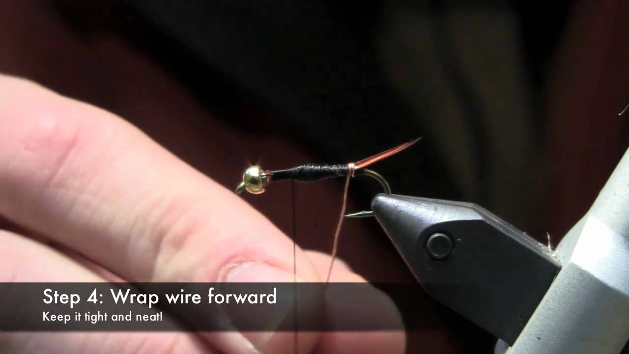 Fly Tying Lesson - Copper John - YouTube