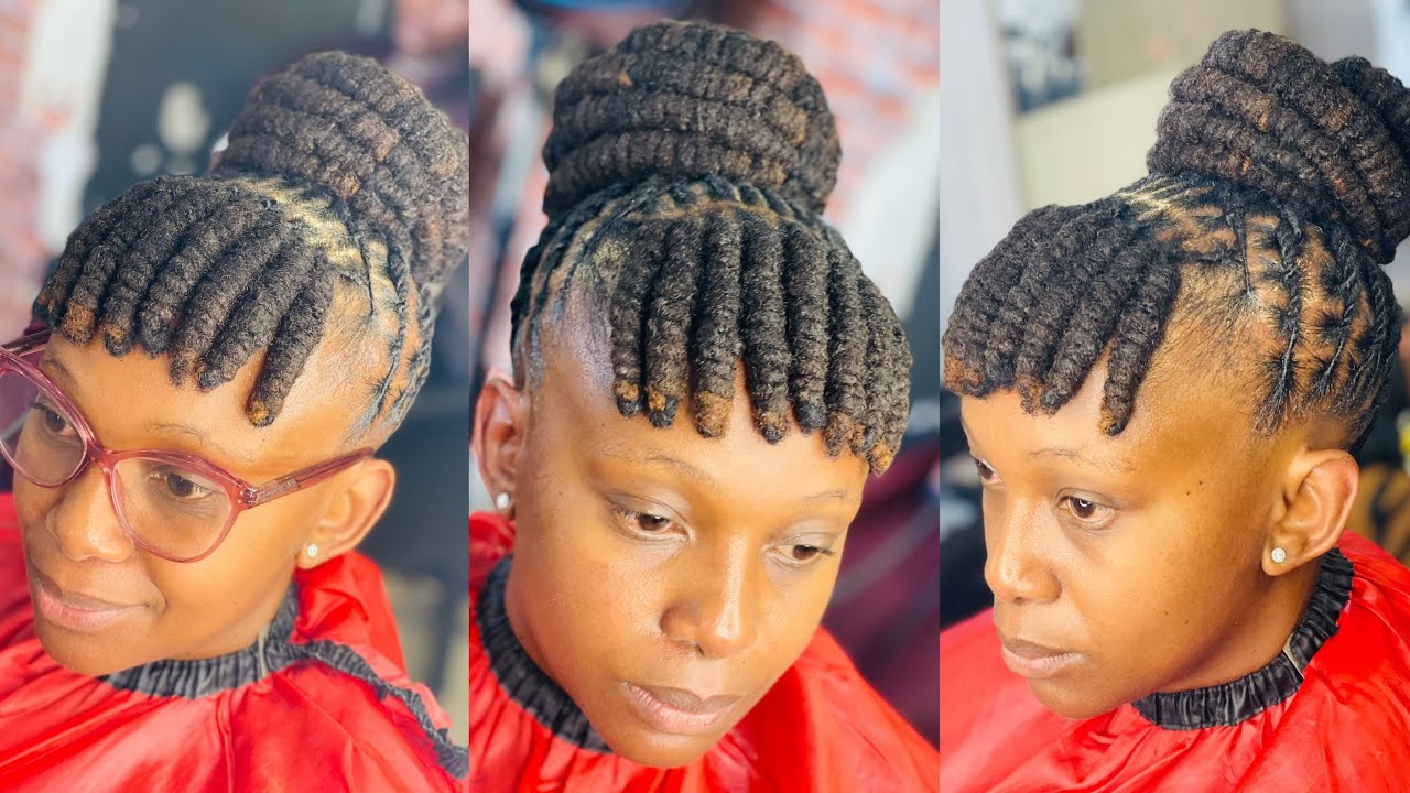 We got a new customer with a French hairstyle from dreadlocks - YouTube