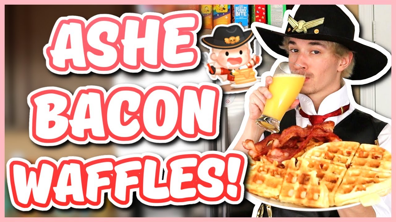 Overwatch - ASHE BACON WAFFLES RECIPE (Chef You Wack) - YouTube