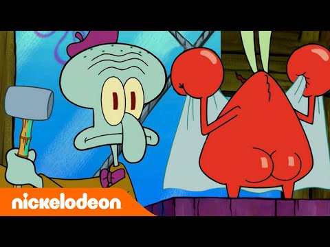 Bob Esponja | La nueva obra de Calamardo | Nickelodeon en Español - YouTube