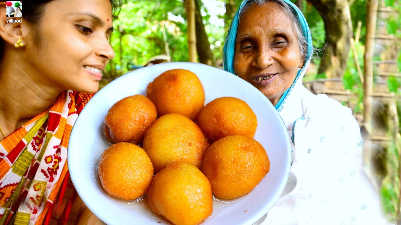 Gulab Jamun Recipe | Durga Puja special home made easy Suji Gulab Jamun ...