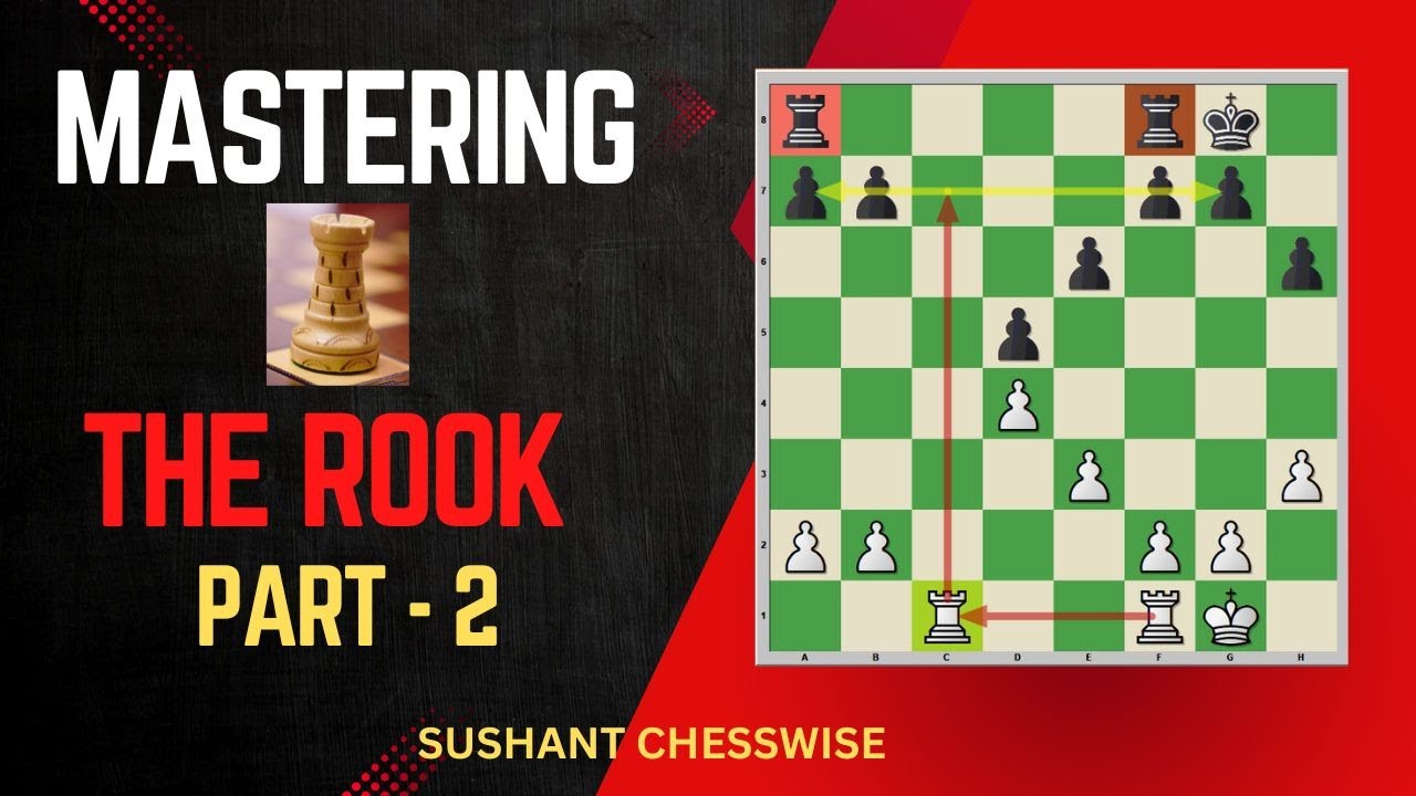 Lesson - 938 Mastering The Rook - 2 !! Control Of Open File And 7th ...
