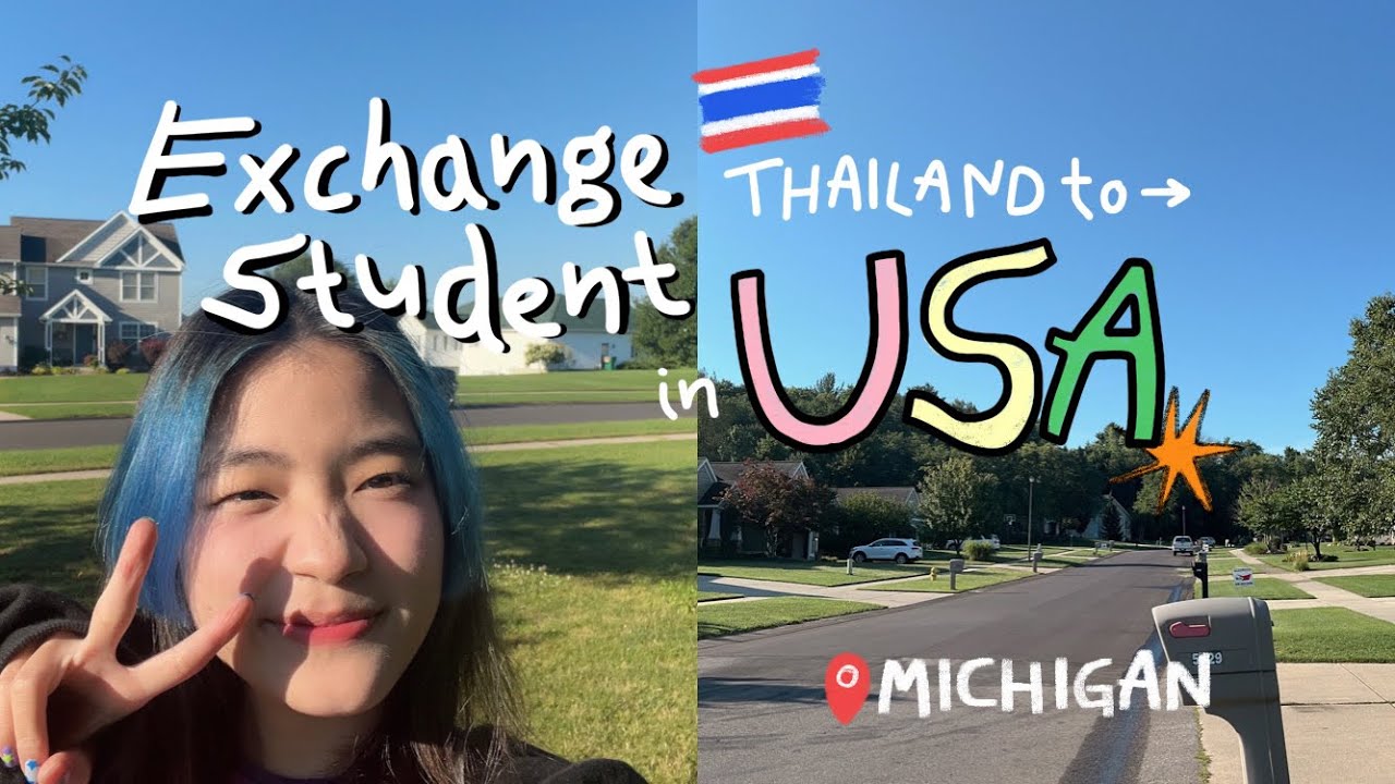 Traveling to USA as an exchange student 20ชั่วโมงบนเครื่องบินㅠㅠ ...