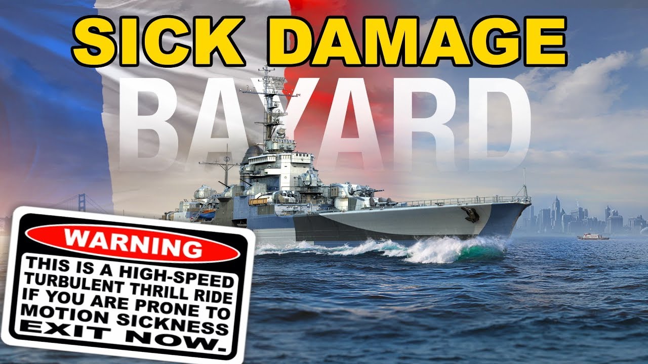 BAYARD 3.7k Base XP 256k damage - 8 kill div, 2vs5 || World of Warships ...