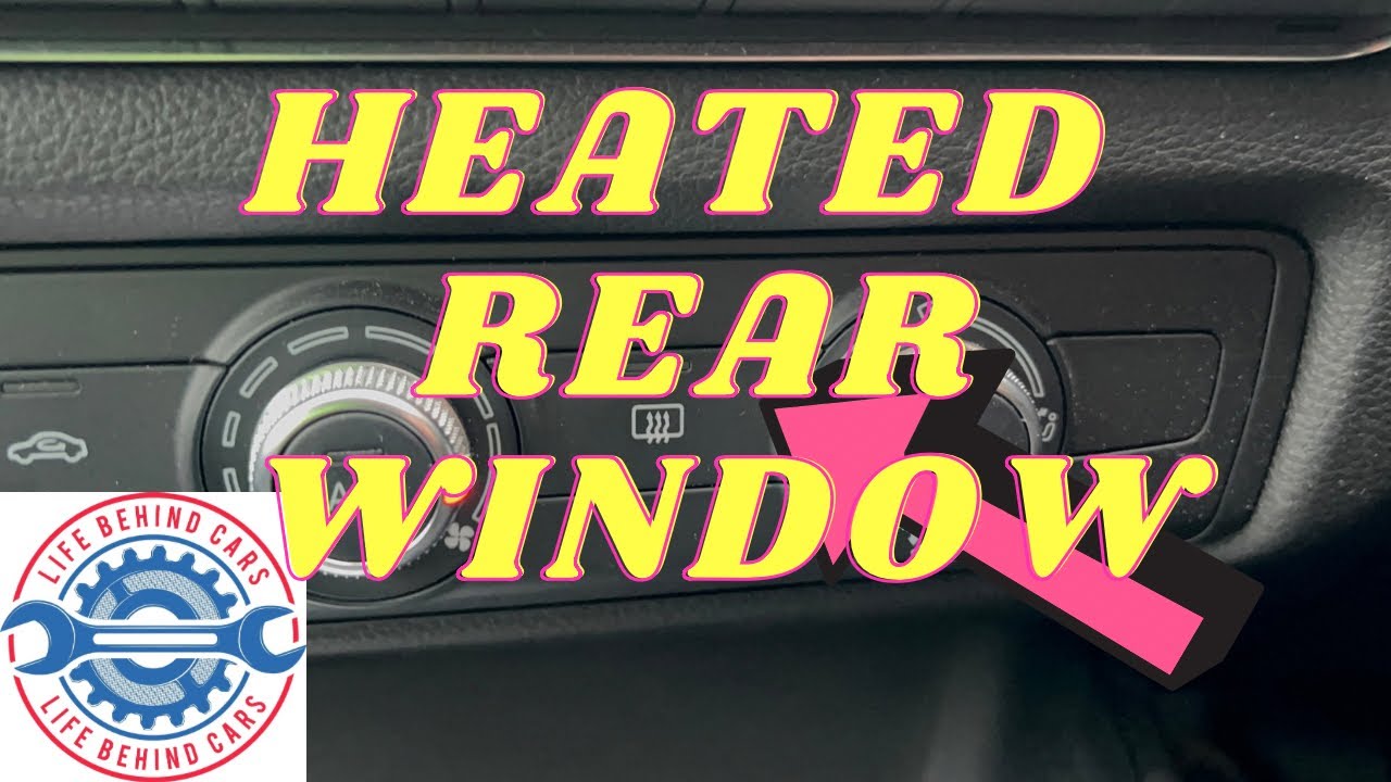AUDI A3 2013 Diesel How To Turn On The Heated Rear Window - YouTube