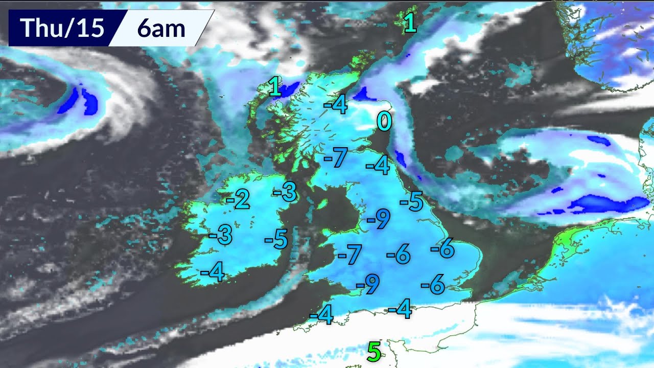 Deep Freeze and Winter Weather continues across the UK - December 13 ...