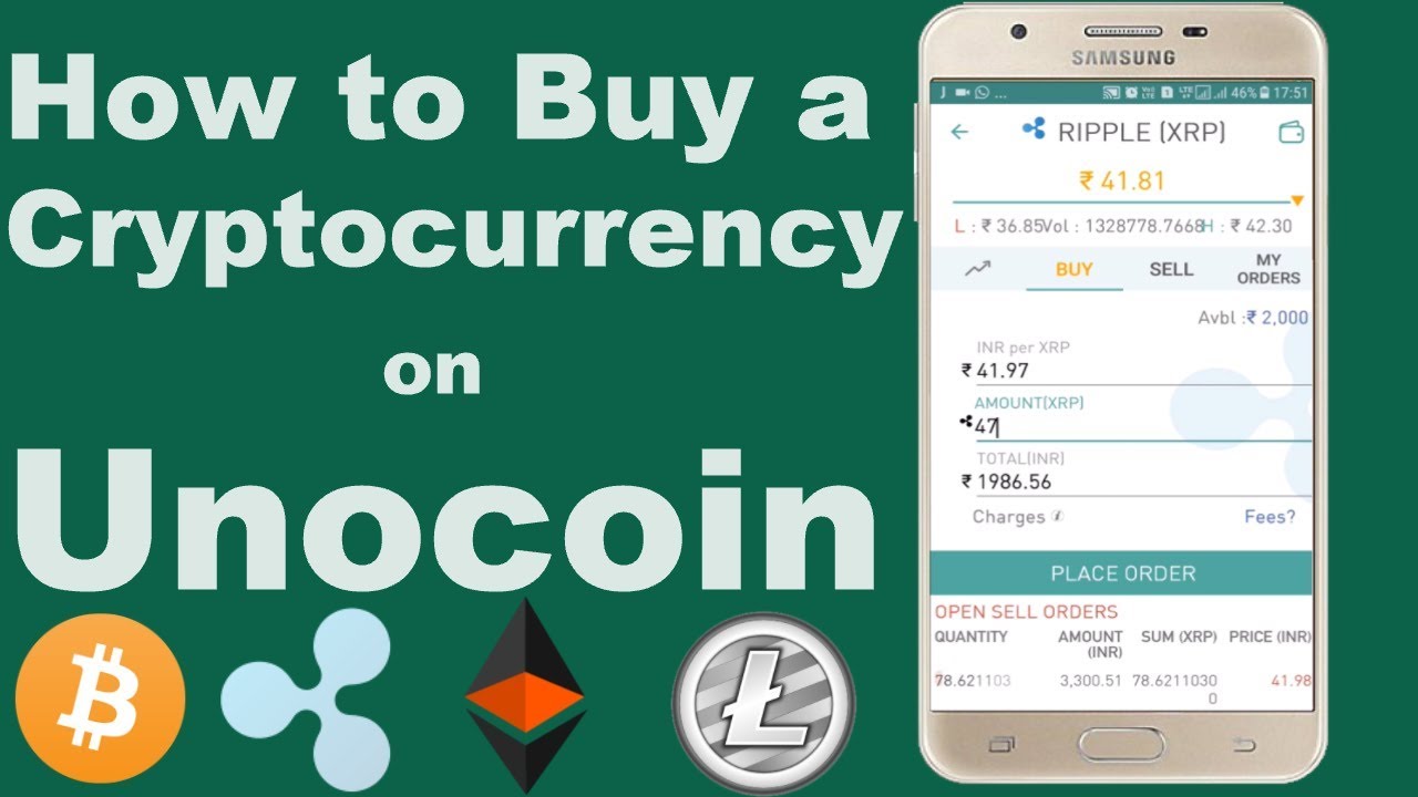 How to Buy a Cryptocurrency in India Using Unocoin Exchange - YouTube