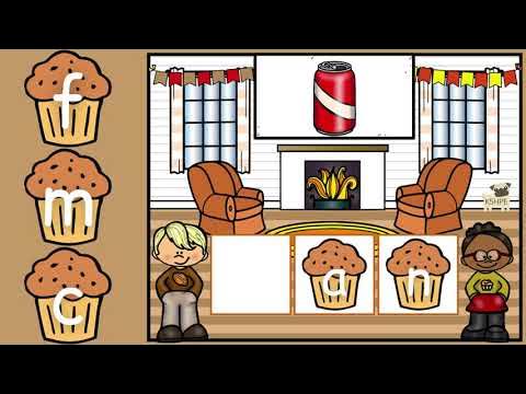 Spelling CVC Words, Missing Letters Beginning Sounds, Early Literacy ...