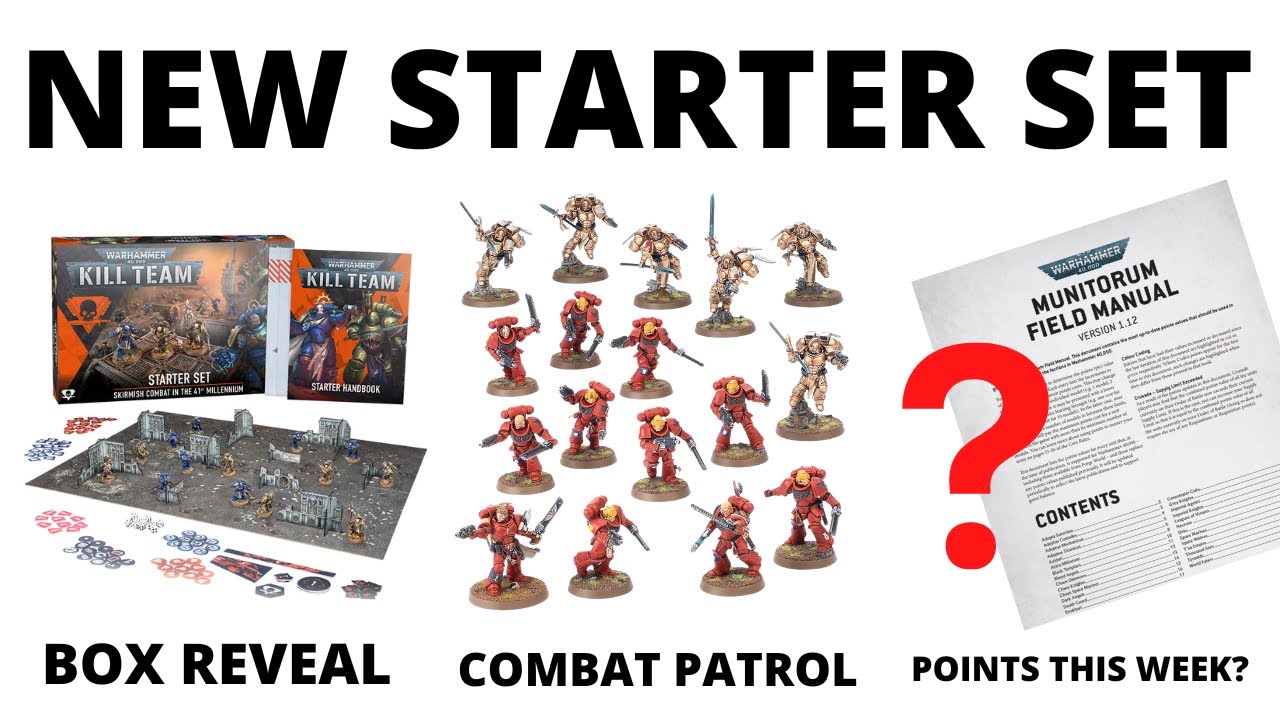 New Box Set Reveal, Combat Patrol going live, 40K Points This Week ...
