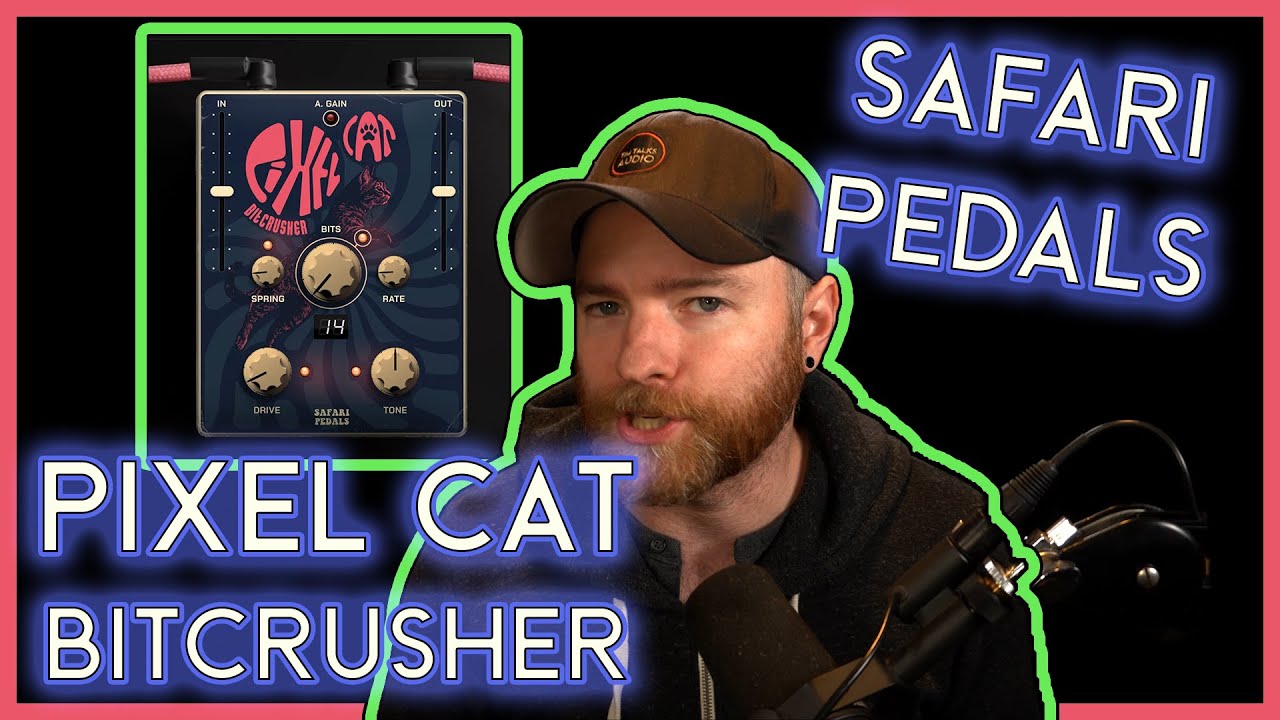 Safari Pedals Pixel Cat Plugin Review — Bit Crusher + Retro Reverb Demo ...