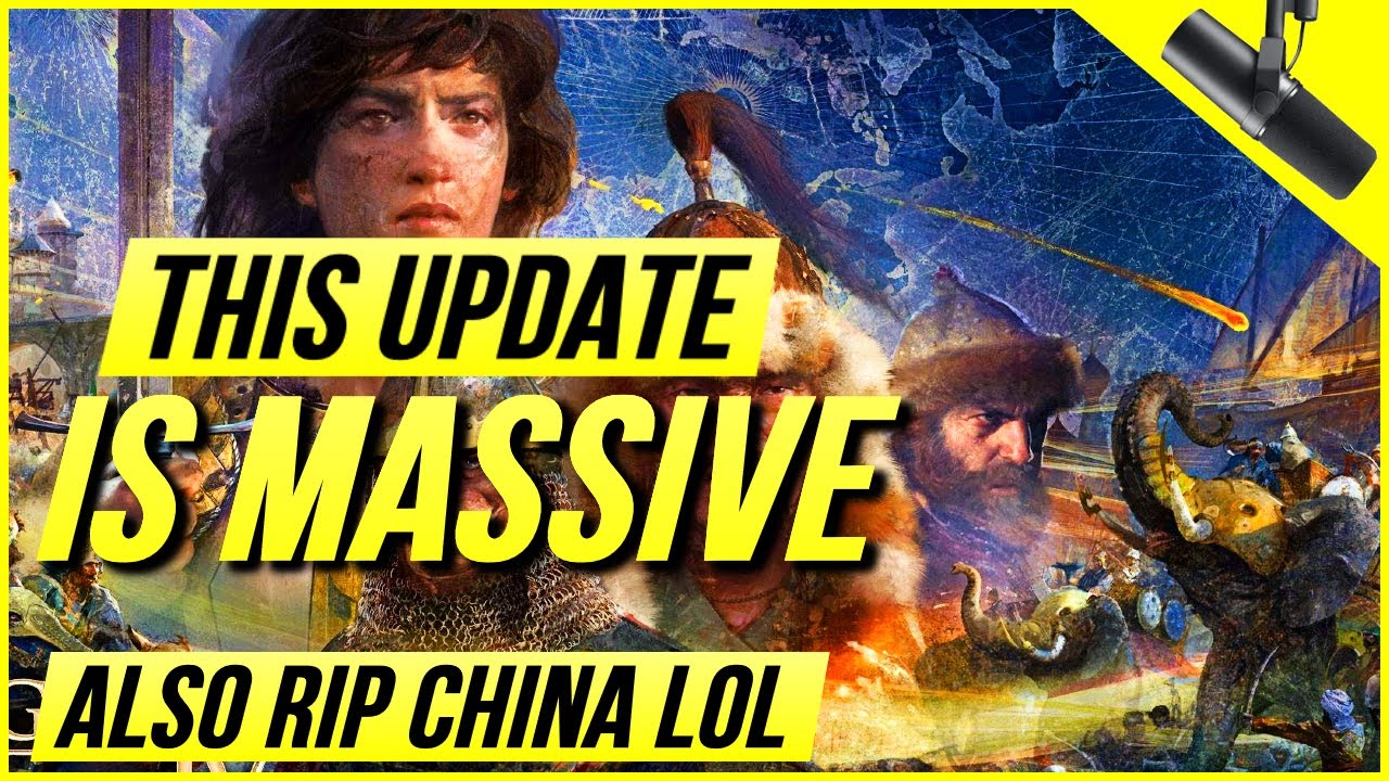 The BIGGEST AoE4 Update Yet (Siege REWORK) - YouTube