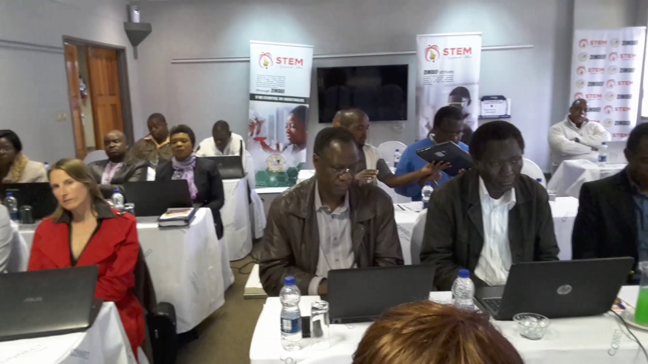 Mr F. Mandizvidza - ZIMDEF CEO giving his opening remarks @ ZIMDEF ...