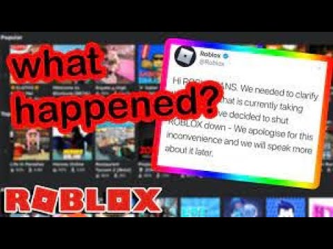 roblox shut down today | why roblox is not working 2021 | roblox shut ...