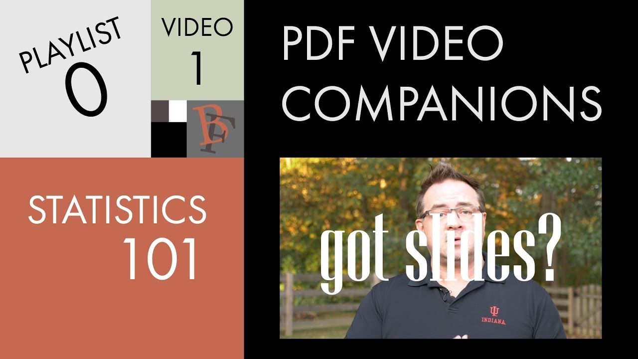 Statistics 101: Got PDF Slides? - YouTube