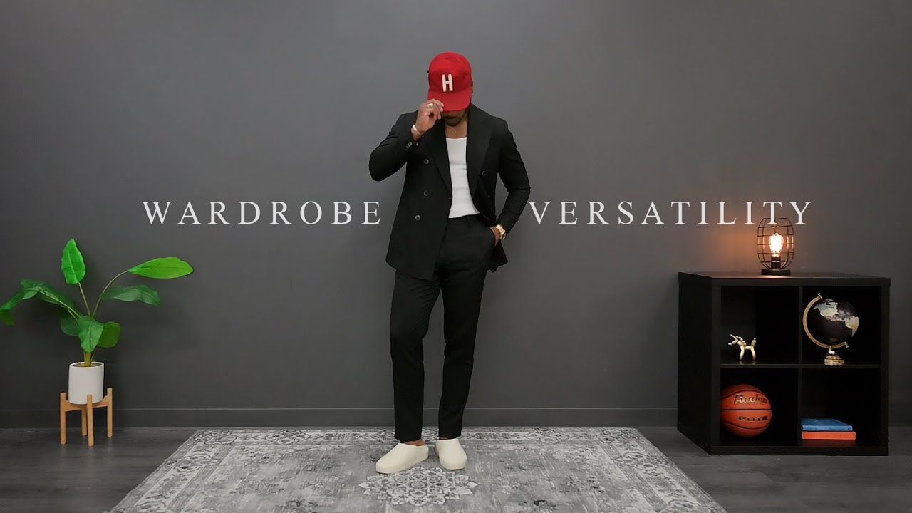 Do 'MORE' with Less | 5 ways to wear a Black Suit. - YouTube