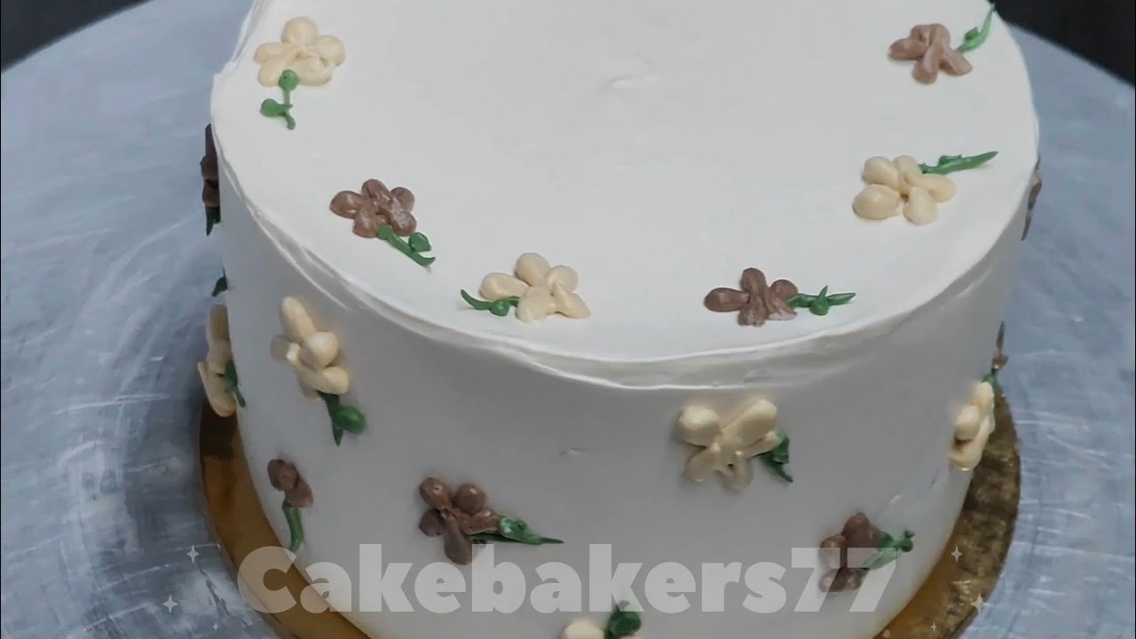 Bento Cake Impressive Flower Design || Full Banto Cake Video || How To ...