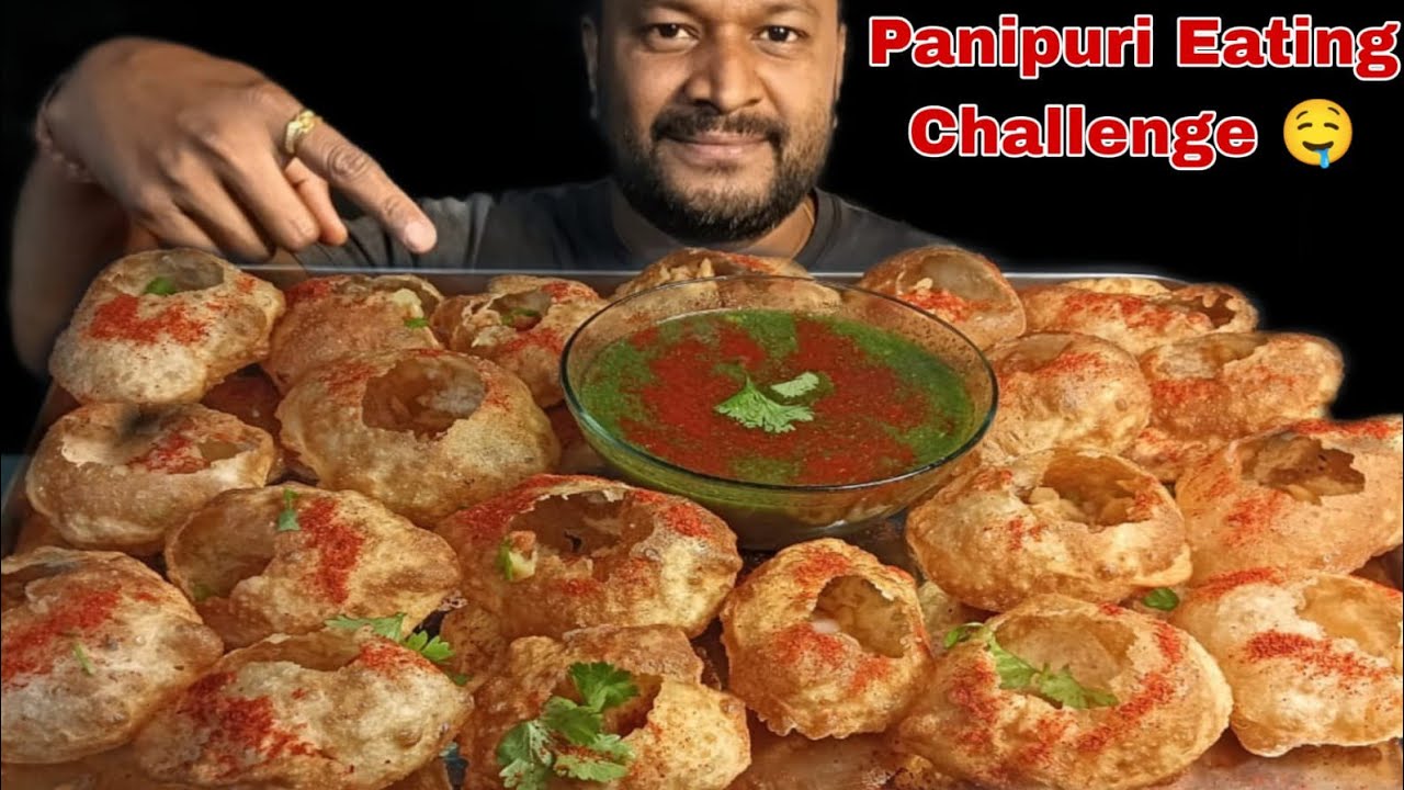 Spicy 🔥🥵 Big Panipuri Eating Challenge ||ଓଡ଼ିଆ Food - YouTube