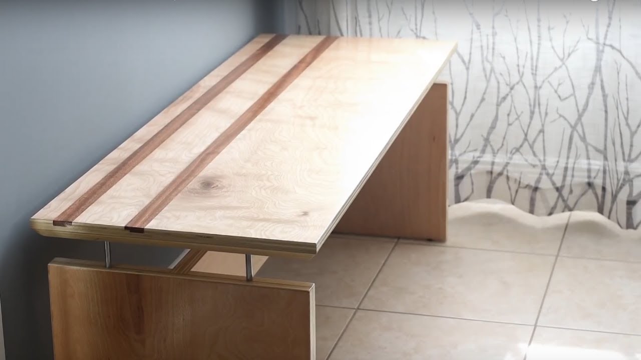 Banco Moderno con una Tapa Flotante - YouTube