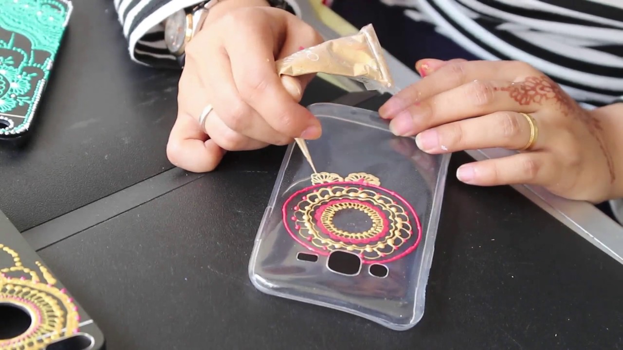 DIY Henna inspired phone case - YouTube