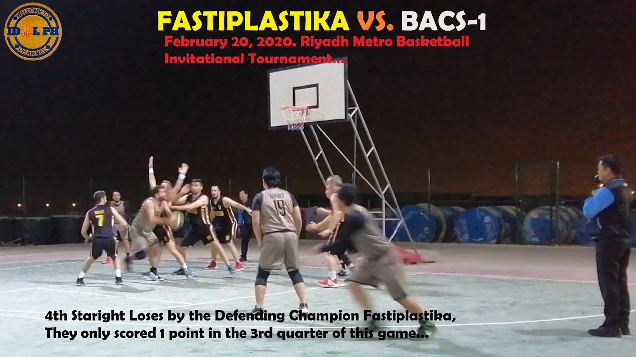 FASTIPLASTIKA VS. BACS-1, February 20, 2020. Riyadh Metro Basketball ...