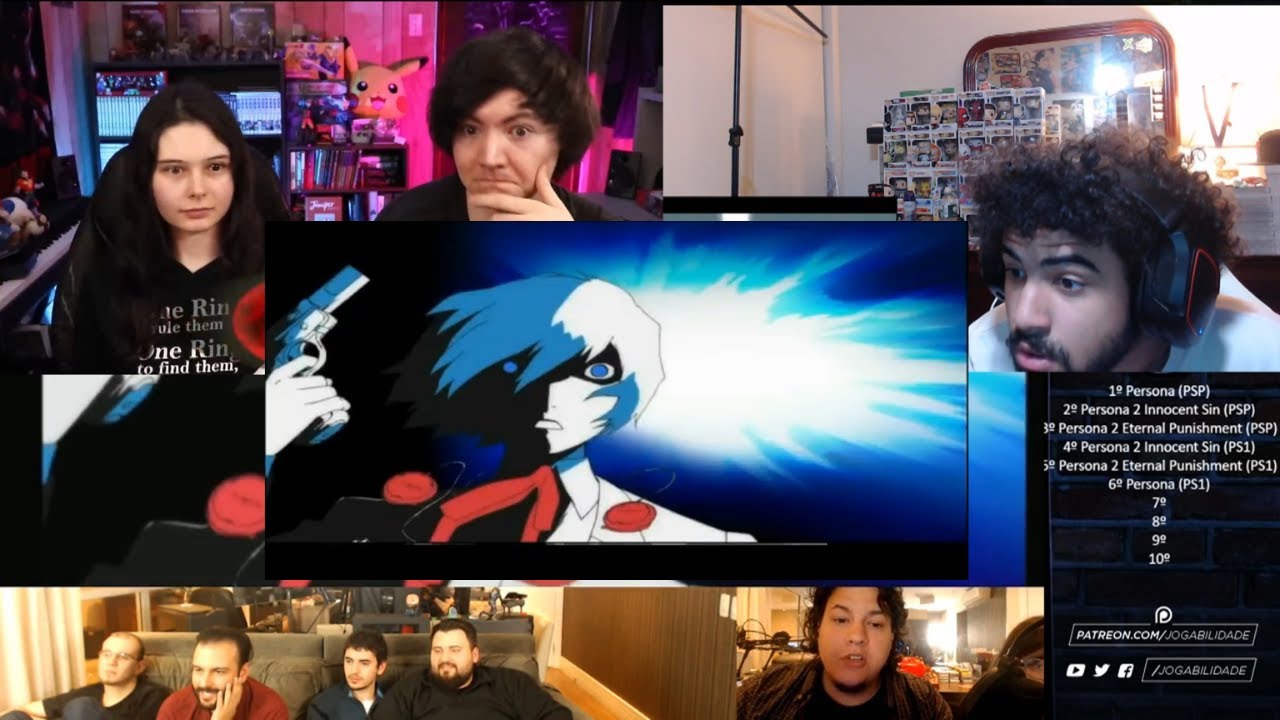 PERSONA 3 OPENING - REACTION MASHUP - YouTube