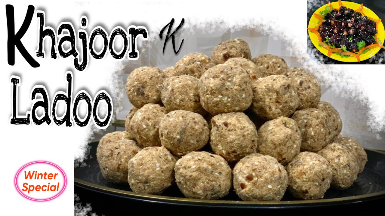 How to make khajoor ke laddo | khajoor k ladoo recipe in urdu | khajoor ...
