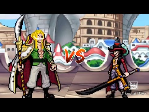 ONE PIECE MUGEN BATTLE - (PRIME) WHITEBEARD VS MIHAWK - YouTube