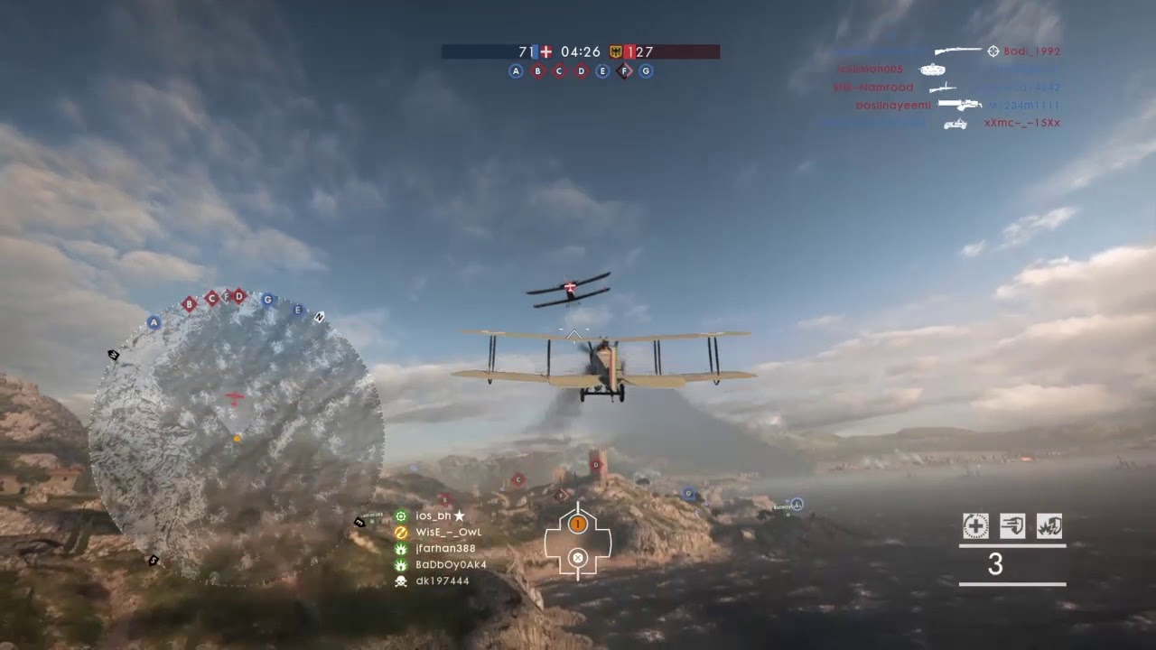 BF1 tank hunter attack plane highlights #1 - YouTube