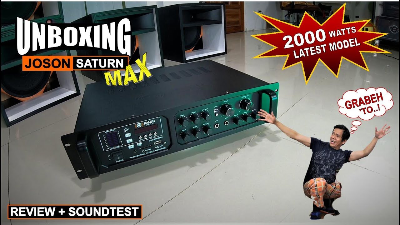 UNBOXING JOSON SATURN Max Intergrated Amplifier - Latest Model ...