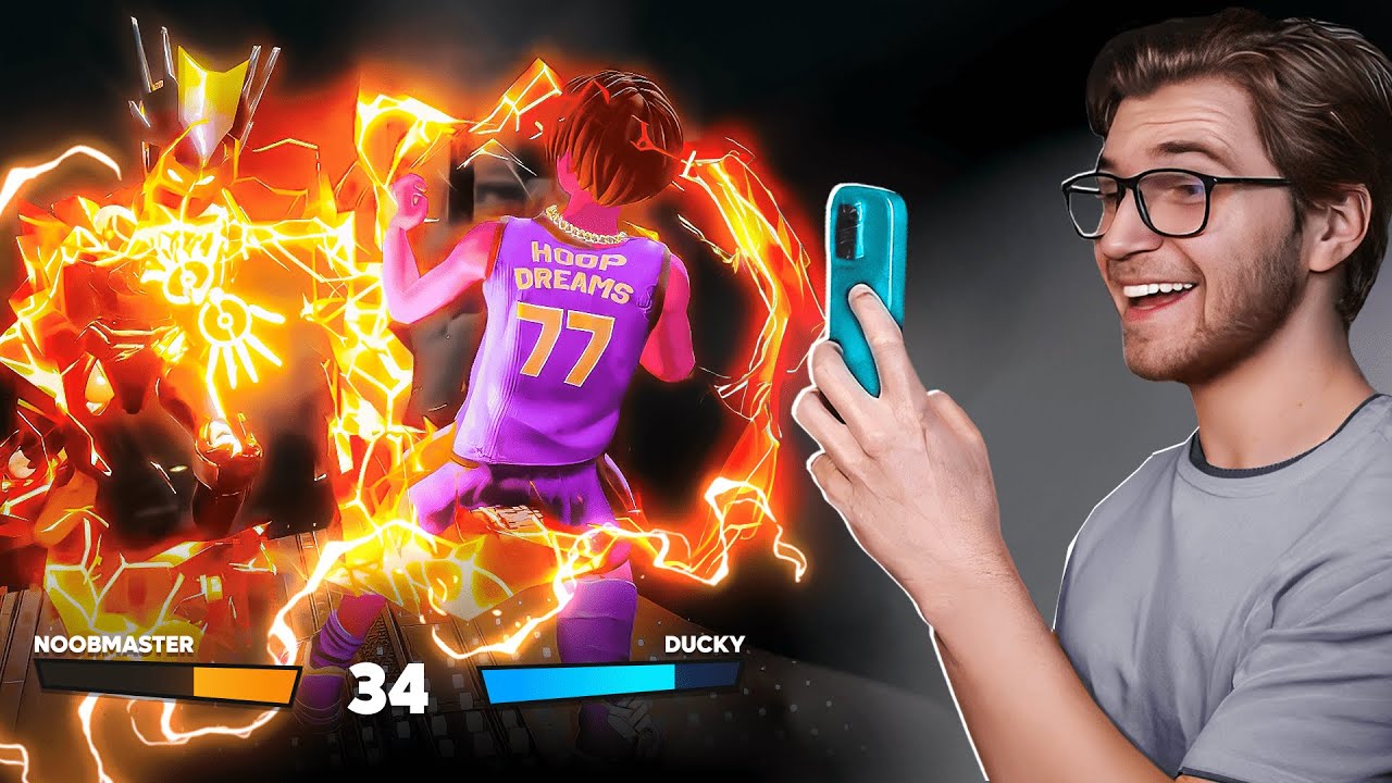 I Played NEW Fighting Mobile Game IN REAL LIFE! (JADU AR) - YouTube