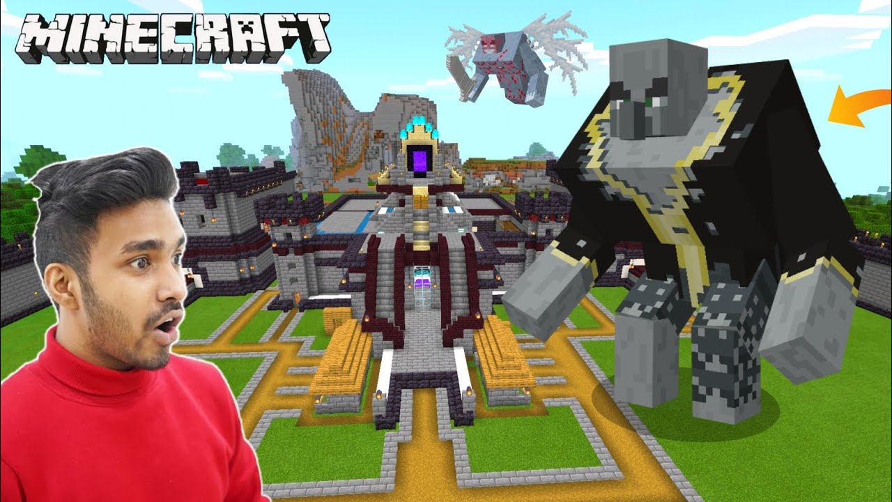 MUTANT EVOKER ATTACK ON TECHNO GAMERZ CASTLE MINECAFT ...
