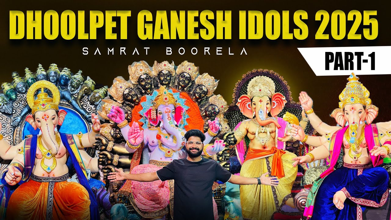 Dhoolpet Top Ganesh Idols 2025|Dhoolpet|Unique Ganesh Idols|Mumbai ...